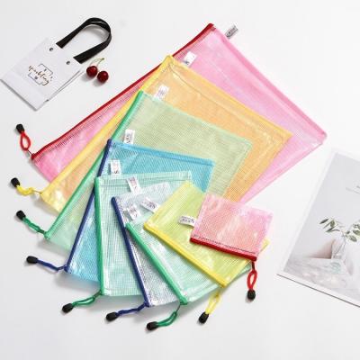 中国 パーソナライズされた Zip Lock PVC 封筒 ファイルフォルダー A4 ポケット 競争力のある文書バッグ 販売のため