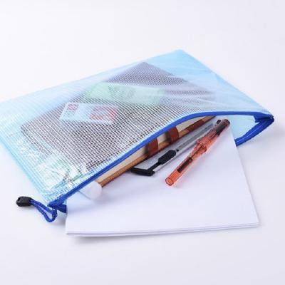 中国 パーソナライズされた Zip Lock PVC 封筒 ファイルフォルダー A4 ポケット 競争力のある文書バッグ 販売のため