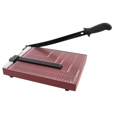 Cina 37 kg ZEQUAN A4 Trittatore di carta a ghigliottina per ufficio Foto cartone Trittatore manuale di carta in vendita