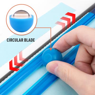Cina 41.7*7.5cm Nero o personalizzato Colorato 3 in 1 Trittatore di carta multifunzione per l'artigianato in vendita
