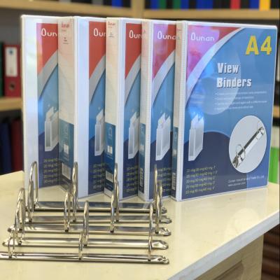 China ONE Touch Easy Open White PP File Folders for Office and School Stationery Management for sale