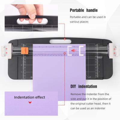 China Multifunctionele Mini A4-papiersnipper 2 in 1 voor het snijden en krullen van papier voor doe-het-zelf-projecten Te koop