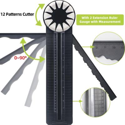 Cina Manuale 12 in 1 mini trimmer di carta sicuro ABS multifunzionale utensile per bambini in vendita