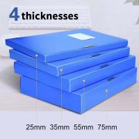 China Convenient A4 PP File Organizer Storage Box Customizable 3.5cm Thickness for Office for sale