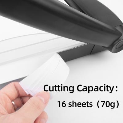 Cina Manuale di attrezzature per ufficio Trittatore di carta A4 con lunghezza di taglio di 12 pollici e capacità di 10 fogli in vendita