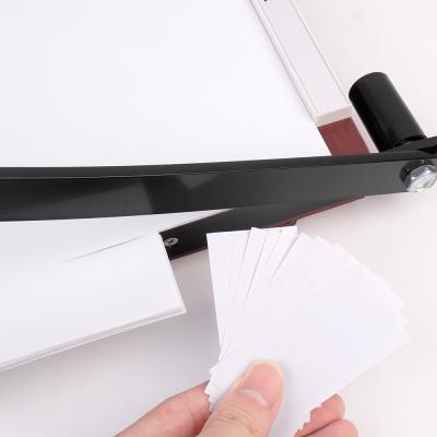 Cina A4 Tagliatore di carta Legno manuale Trittatore di carta a ghigliottina per il taglio di carta di ZEQUAN in vendita