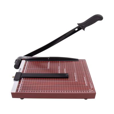 中国 プロダブルバットンアップグレードされたA4紙の切断のための手動紙切断機 販売のため