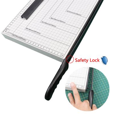 Cina Tagliatore di carta portatile Guillotina manuale per tagliatori di carta da ufficio in bianco in vendita