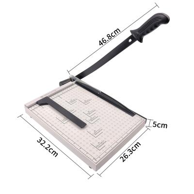 Cina A4 Desktop Guillotine Paper Cutter Trimmer Spessore di taglio 12 fogli 80gm 1,55 Kg in vendita