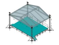 China Light Frame Bolt Triangle Truss System Aluminium Triangle Bolt Truss for sale