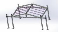 China Light Frame Bolt Triangle Truss System Aluminium Triangle Bolt Truss for sale
