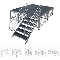 China Light Square Aluminum Structure Stage For Event Show for sale