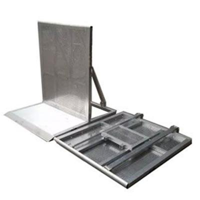China Aluminum Flood Barrier Retractable Gate Barrier for sale
