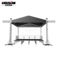China Adjustable Aluminium Lighting Truss in White for Customized Stage Designs for sale