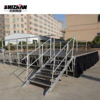 China Adjustable Folding Portable Stage Wedding Platform Stage for sale