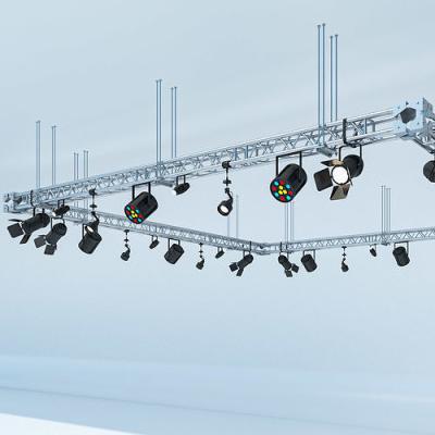 China Aluminium Lighting Truss Silver Black Gold Red White for Professional Event for sale