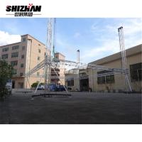 China Anodized Aluminum Multipurpose Stage Trussing for 16 Degrees Hardness Application for sale