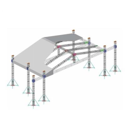 China 12 Inch Aluminum Spigot Square Box Event Truss Quick Connection for sale