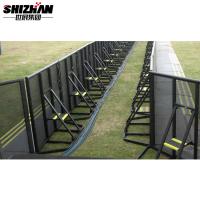 China Event Pedestrian Temporary Crowd Control Barriers Steel Portable Folding Safety for sale
