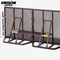 China Event Pedestrian Temporary Crowd Control Barriers Steel Portable Folding Safety for sale