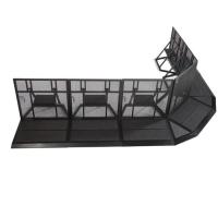 China 2.2x1m Concert Crowd Control Barriers Metal Stage Barricade for sale
