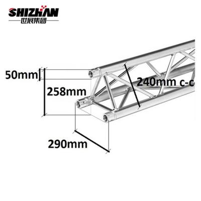 China Rotating Round Aluminium Lighting Truss Lifting Stage For Performance for sale