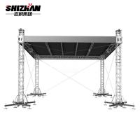China Event Stage Light Truss Adjustable Aluminum Spigot System for sale