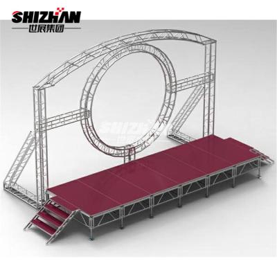 Cina Frame Aluminum Circle Truss Structure Light Triangle truss Event in vendita