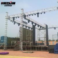China Light Triangular Spigot Truss Aluminium Triangle Truss For Display for sale