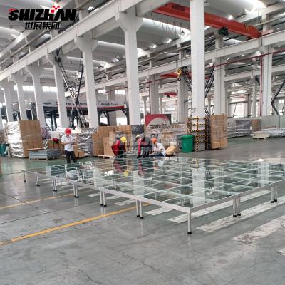 Cina L'acqua rinforza la piattaforma acrilica dell'interno all'aperto della fase dell'anti fase di vetro di slittamento in vendita