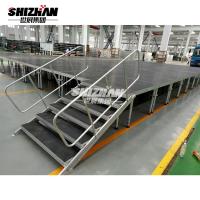 China LightWeight Aluminum Stage Platforms Adjustable Removable Small Smart Event Stage for sale
