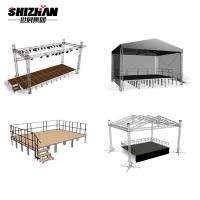 China LightWeight Aluminum Stage Platforms Adjustable Removable Small Smart Event Stage for sale