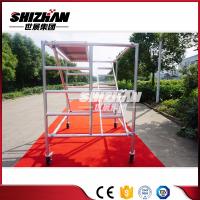 China OEM Catwalk Aluminium Mobile Scaffoldtower Cold Galvanization for sale