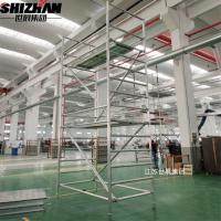 China 10m portable mobile tower Aluminum Mini Scaffold horizontal pipe for sale