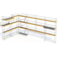 China Building Working Platform Layer lightweight Portable Aluminium Scaffolding tower Ringlock for sale