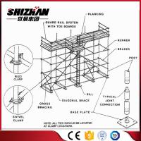 China Layher Ringlock Mobile Steel Scaffolding System for sale