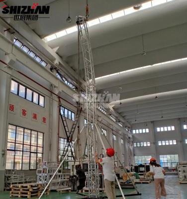 China OEM de Vierkante Bundel van de Aluminiumverlichting voor het Hangen van Sprekers Te koop