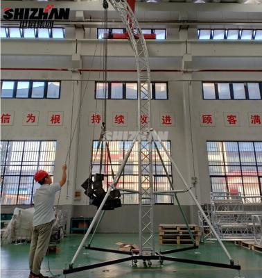 China OEM de Vierkante Bundel van de Aluminiumverlichting voor het Hangen van Sprekers Te koop