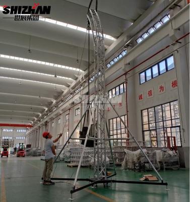 China OEM de Vierkante Bundel van de Aluminiumverlichting voor het Hangen van Sprekers Te koop