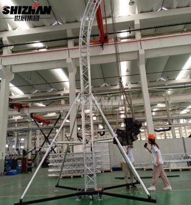 China OEM de Vierkante Bundel van de Aluminiumverlichting voor het Hangen van Sprekers Te koop