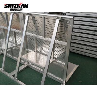 China Aluminium Alloy 6082-T6 Mojo Concert Crowd Control Barriers Foldable for sale