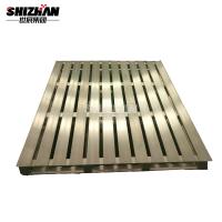 China Lightweight Recyclable High Load Capacity Aluminum Pallet Replacement for sale