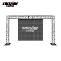 China Electric galvanized Aluminium Truss Frame With Step Repeat Banner for sale