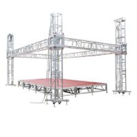 China Mobile portable truss stage for dj booth truss system for sale