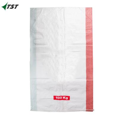 China New Virgin Material Pp Woven Packaging Bags For Packaging Sugar With Logo for sale