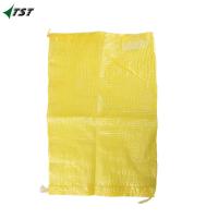 Quality 50 Lb Circular Knitted Mesh Produce Bag For Firewood Vegetable for sale