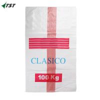 Quality 100kg White Color Woven Pp Sacks For Agriculture Product Seeds With Printing for sale