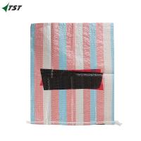 Quality 5kg 10kg PP Poly Woven Sacks For Shopping With Colorful Strips for sale