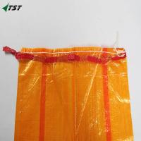 Quality 20kg 25kg Orange Transparent Color PP Woven Bag Sack For Vegetables Fruit for sale