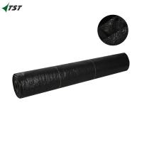Quality 150gsm Black Color Weed Control Mat Ground Cover For Gardening And Landscaping for sale